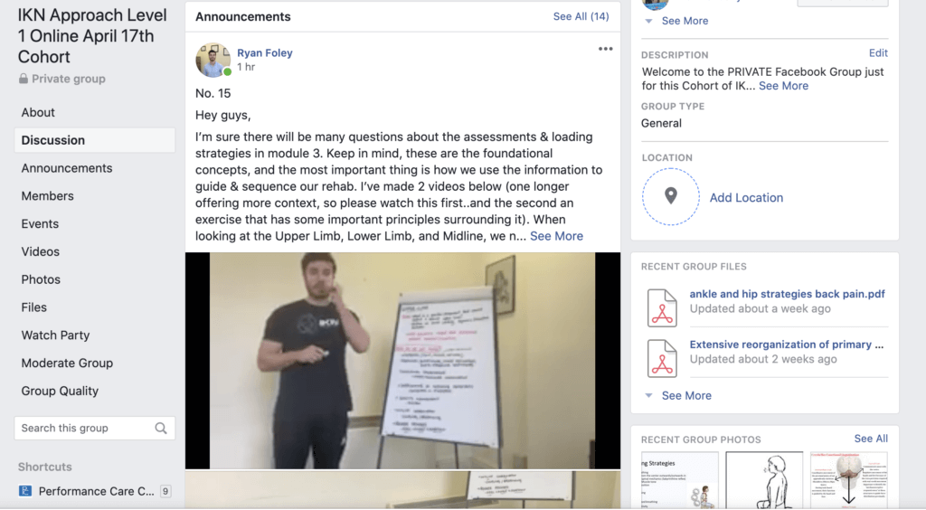 IKN Approach Level 1 Online - Integrated Kinetic Neurology IKN Approach Level 1 Online - Integrated Kinetic Neurology