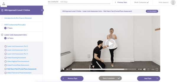 IKN Approach Level 2 ONLINE - Integrated Kinetic Neurology